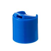 China Aluminium Plastic Cosmetic Bottle Caps 28mm Disc Top Flip Top OEM for sale