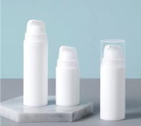 China White Empty Airless Pump Bottles , Cosmetic Packaging Container 15ml 30ml 50ml for sale