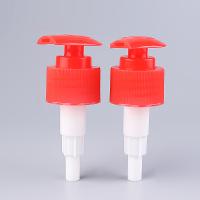 China Red Plastic Screw Lotion Pump 28/410 1.8cc Dosage For Cleaning Liquid for sale