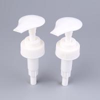 China White Ribbed Screw Lotion Pump 28/400 , Dispenser Pump For Bottle for sale