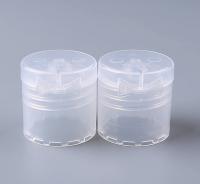 China cosmetic Flip Top Bottle Caps Transparent smooth 20/410 24/410 for sale
