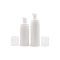China 100ml 150ml Cosmetics Plastic Bottles , Mousse Pump Bottle Clear Blue White Color for sale