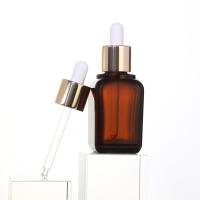 China Aluminium Cosmetic Glass Dropper 20mm For Skin Care Essential Oil for sale