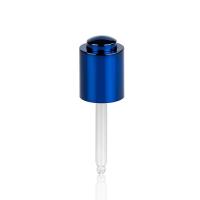 China Push Press Glass Droppers For Essential Oils Aluminum Material for sale