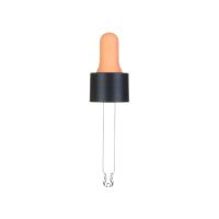 China red rubber Cosmetic Glass Dropper , bamboo dropper caps for essential oil for sale