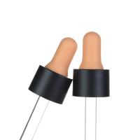 China red rubber Cosmetic Glass Dropper , bamboo dropper caps for essential oil for sale