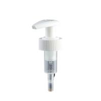 China 28/400 Lotion Dispenser Pump Top With Ribbed Collar 1.2ml Dosage for sale