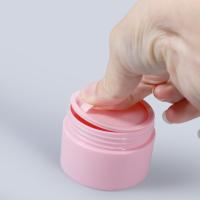 China Empty Plastic Cosmetic Jars 20g 30g 50g For Hair Gel Personal Care for sale