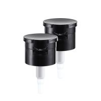 China Black Plastic Nail Polish Remover Pump 28mm 33mm For Cosmetic Beauty Cleansing Bottle for sale