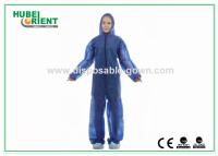 China Comfortable Disposable Protective Clothing Coverall Waterproof Anti-Bacterial for sale