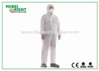 China Protective SMS/PP+PE Disposable Adult Use Coverall For Prevent Bacteria And Splash for sale