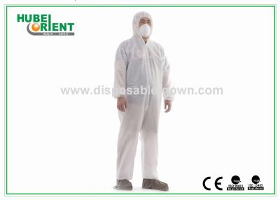 China Protective SMS/PP+PE Disposable Adult Use Coverall For Prevent Bacteria And Splash for sale