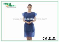China Laboratory Durable Disposable Dental Patient Gowns Bariatric Hospital Gowns Without Sleeves for sale