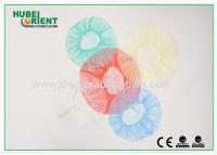 China One Time Soft Non Woven Bouffant Cap With Single Elastic for sale
