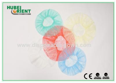 China Hand / Machine Made Single Elastic Non Woven Bouffant Cap Disposable for sale