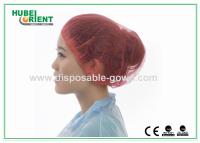 China One Time Soft Non Woven Bouffant Cap With Single Elastic for sale