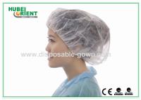 China Colored bouffant caps disposable Breathable Round surgical head cover for sale