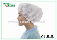 China Hand / Machine Made Single Elastic Non Woven Bouffant Cap Disposable for sale