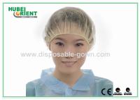China Medical Disposable Bouffant Caps With Single Elastic for sale
