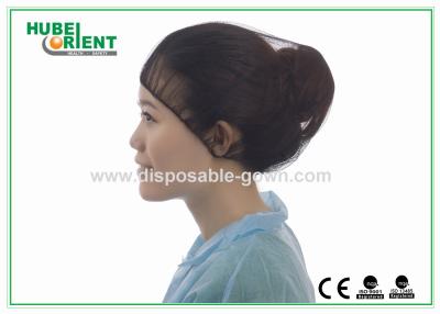 China Ventilate Comfortable Disposable Nylon Hairnet For Factory for sale
