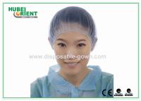 China Non Stimulating Nylon Disposable Bouffant Caps for sale