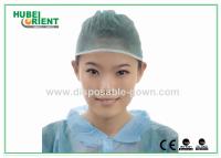 China Non Irritating SMS Disposable Head Cap With Ties for sale