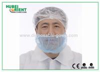 China Breathable Disposable Nonwoven Beard Cover With Single Elastic For Barber Shop for sale