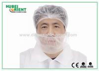 China Blue/White Non-Woven Disposable Use Soft Beard Cover With Single Elastic for sale