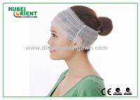 China Comfortable Elastic Female Disposable use Headbands White Non-woven material for sale