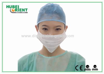 China Double Headband White Disposable ESD Face Mask for sale