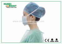 China Single Use 3 Ply Meltblown Nonwoven Medical Tie On Face Mask for sale