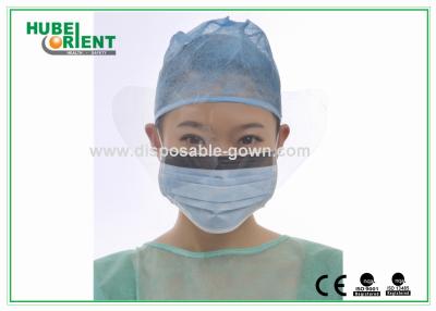 China Disposable Non Woven Face Mask With Anti Fog Visor for sale