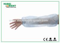 China Blue PP +PE Waterproof Disposable Use Arm Sleeves with free size for kitchen/production processing for sale