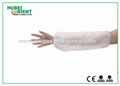 China disposable use non-woven oversleeves/single use free size comfortable non-woven armsleeves for sale