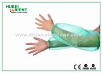 China 16'' 18'' Single Use PE Oversleeves For Arm Protection waterproof and oil-proof Colorful PE oversleeves for sale