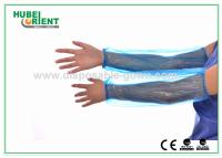 China Waterproof Polythene Disposable Arm Sleeves / non-toxic Disposable PE Oversleeves for sale