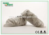 China Single Use Nonwoven Shoe Cover With Elastic Opening for sale