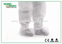 China Dustproof Disposable Nonwoven Shoe Covers With Elastic Rubber Opening for sale
