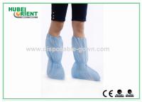 China ISO13485 Nonwoven Disposable Boot Cover With Elastic Ankle for sale