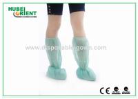 China Polypropylene Disposable Booties For Covering Shoes Green Dustproof for clean for sale