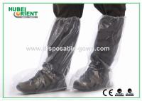 China Transparent Disposable Foot Booties PE Polythene For Visitors Protection for sale