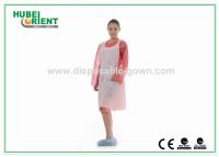 China Oil Prevention 0.08mm Disposable Polyethene Apron for sale
