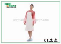 China Breathable Waterproof Disposable Tyvek Aprons Polyethylene Apron 43 Gsm for sale