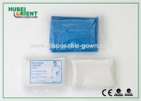 China Waterproof Protective Disposable Medical Gowns / PE Hospital Gowns For Women for sale