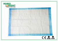 China Non Woven Hospital Disposable Products White Blue Disposable Bed Pads , Free Samples for sale