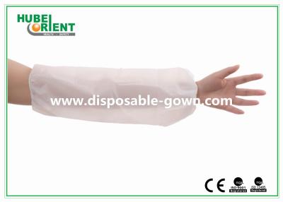 China Disposable Non Woven Waterproof Oversleeves For Food Industry for sale