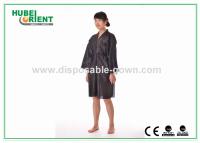 China Custom Polypropylene Disposable Kimono Robe With Long Sleeves for sale