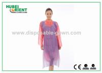 China Dustproof Disposable Use PVC Aprons Without sleeves For Hospital Nursing Or Working for sale