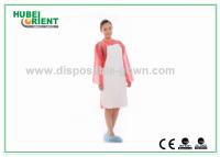 China 40g/m2 Nonwoven Disposable Sleeveless Apron for Food Processing for sale