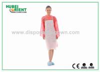 China Comfortable Touching Disposable Nonwoven Apron For Restaurant for sale